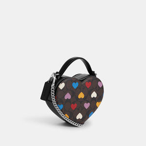 Coach | Bags | Nwt Coach Outlet Heart Crossbody In Signature Canvas ...